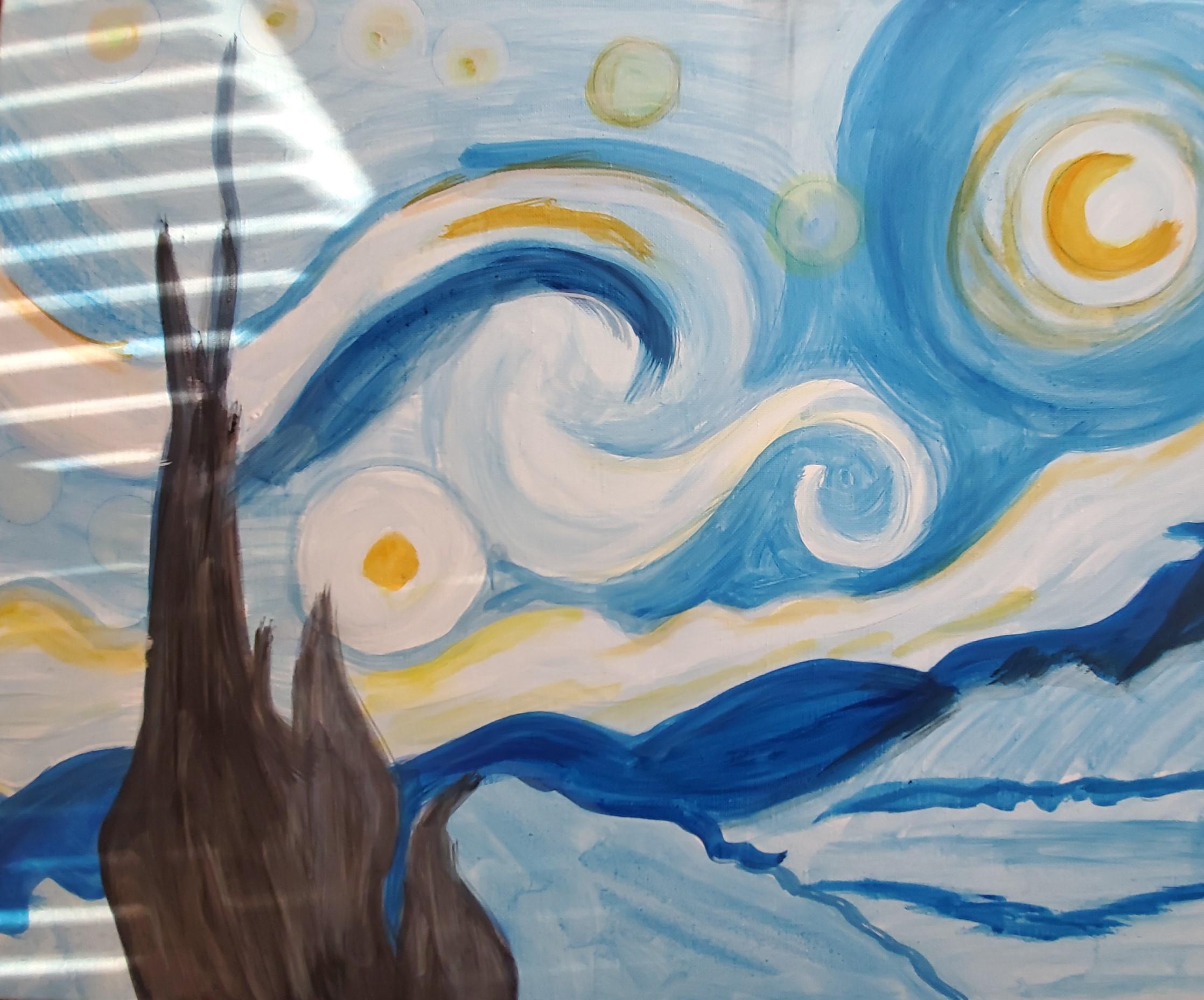 Van Gogh Wall Art Vincent Van Goghs The Starry Night As A Canvas Print ...