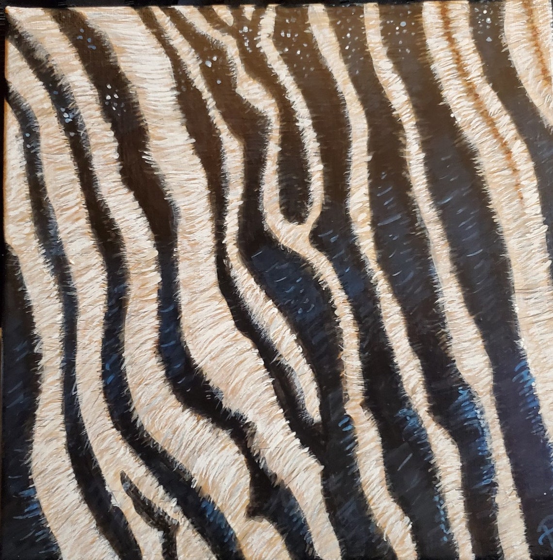 Animal Print, Zebra Painting, Fur Painting, Zebra Art, Zebra Artwork ...