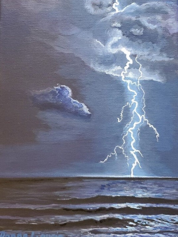Lightning Bolt Painting