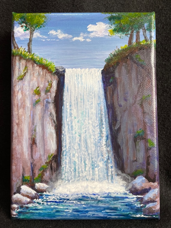 Small Waterfall Drawing
