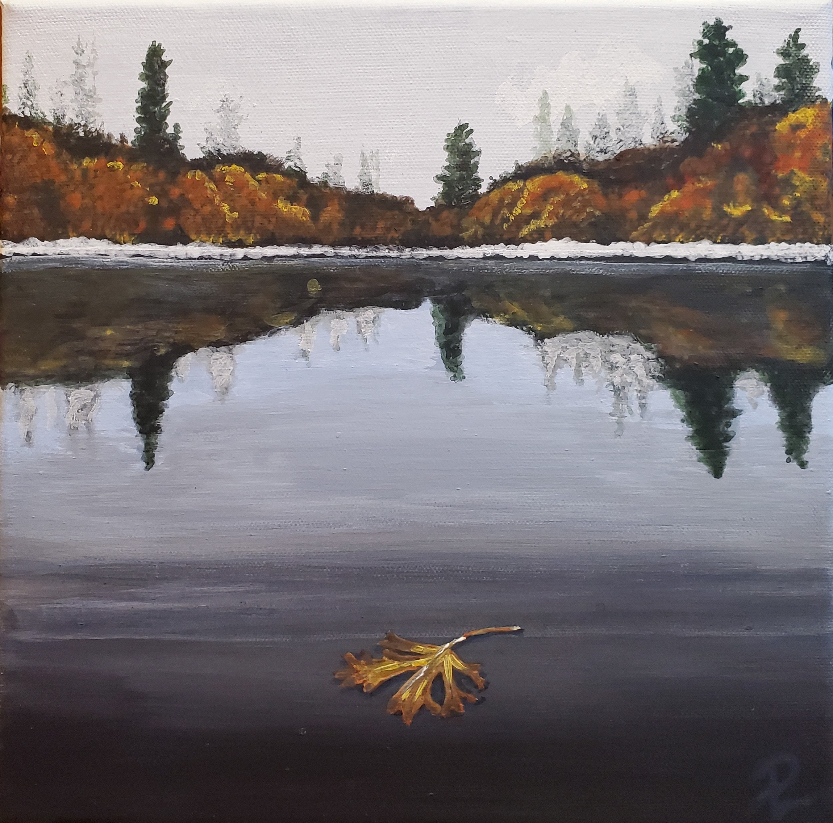 Water Reflection Painting