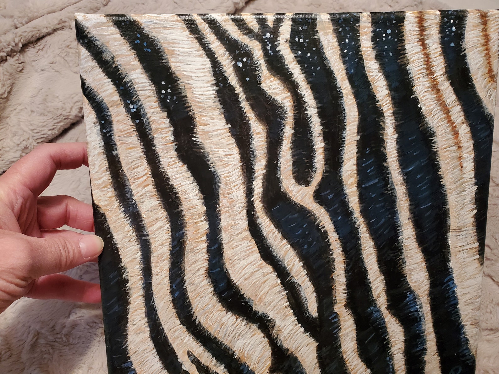 Animal Print, Zebra Painting, Fur Painting, Zebra Art, Zebra Artwork ...