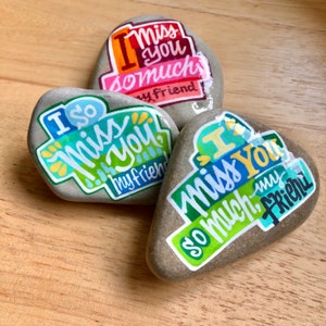 Memorial Painted Rocks · Hand-painted Keepsake Art Stones · in Memory ...