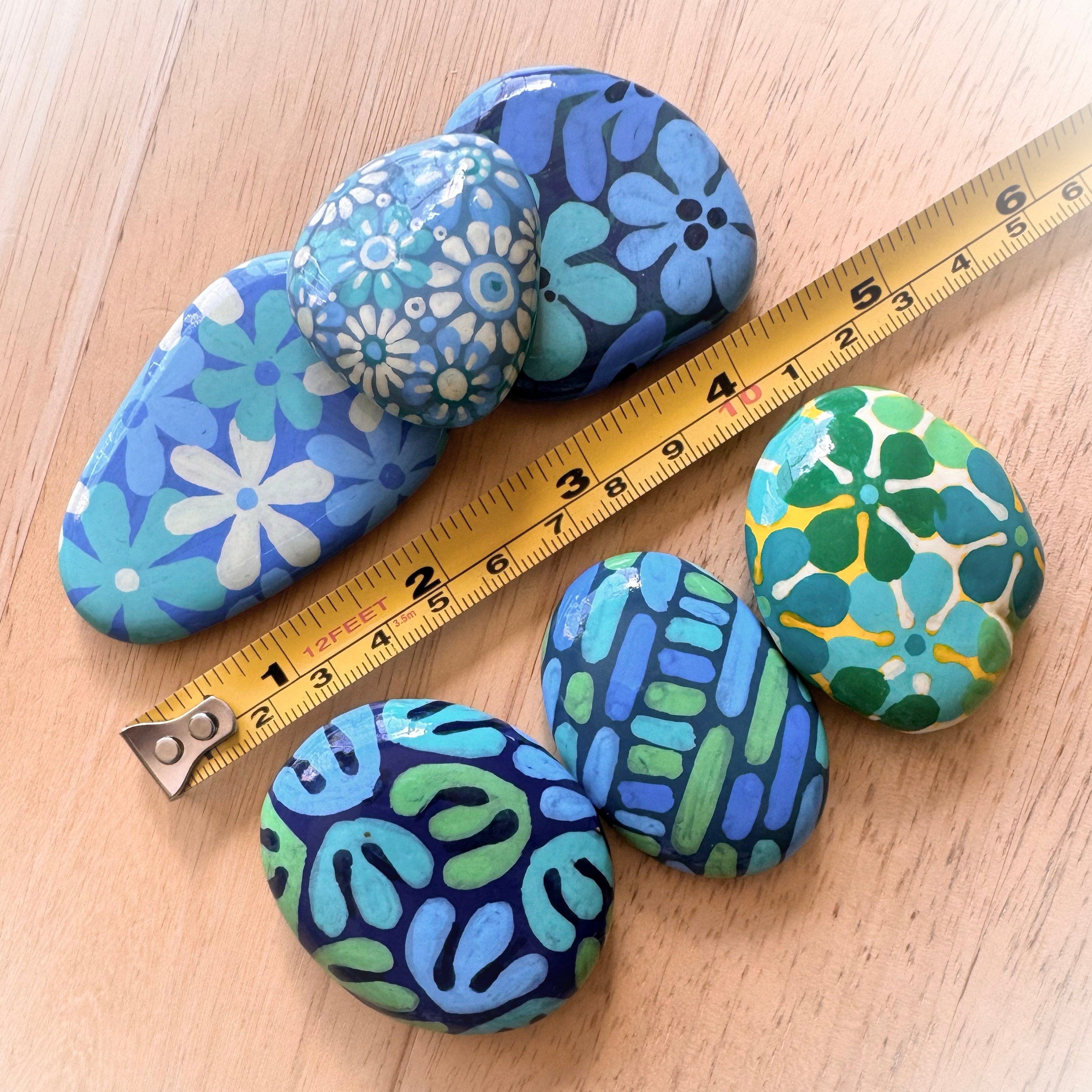Creative Hand-painted Stones in a Cotton Drawstring Bag · 6 Kindness ...
