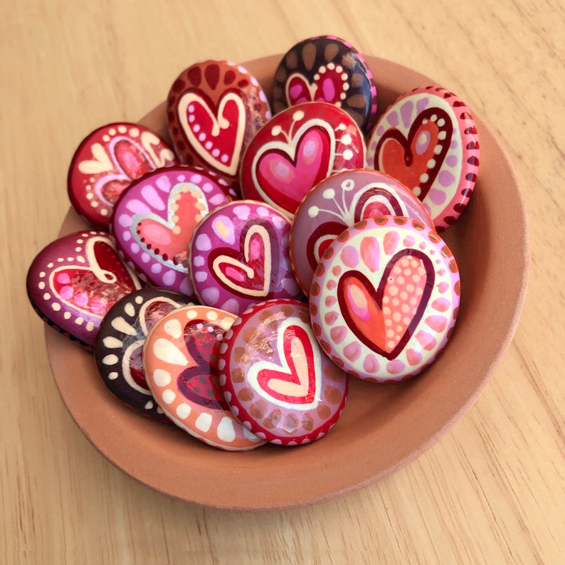 BEST SELLER Love and Hearts Sets of 6 or 10 A New Batch - Etsy