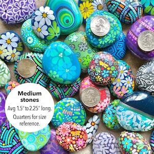 Grab Bags of Random, Pretty Stones · Fun, Hand-painted Rocks · Let Me ...