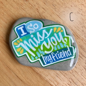 Memorial Painted Rocks · Hand-painted Keepsake Art Stones · in Memory ...