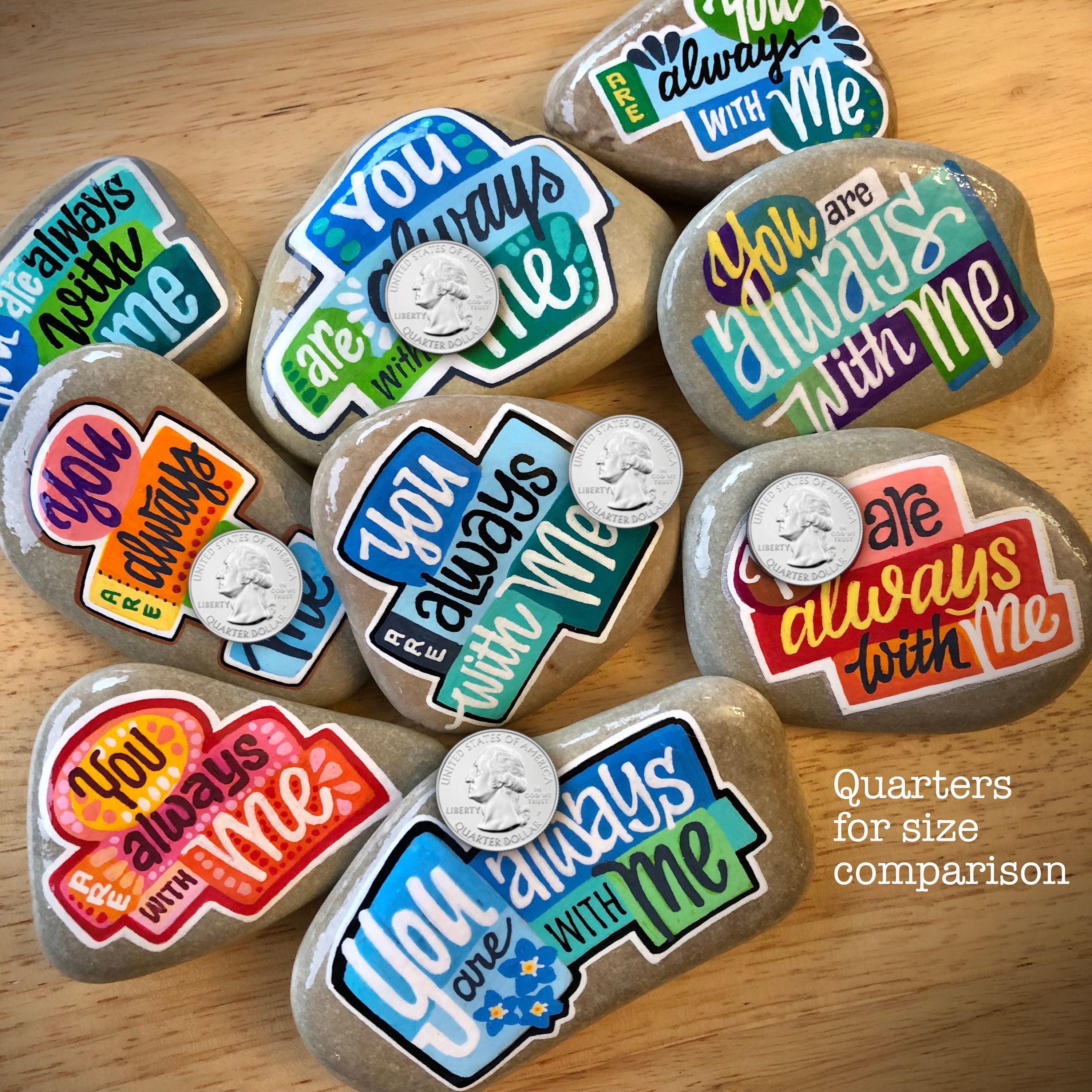 Memorial Painted Rocks Keepsake Art Stones in Memory of - Etsy