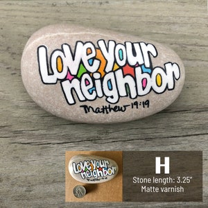 Bible Verses Painted Rocks Always Be Kind Ephesians 4:32 Words to Live ...