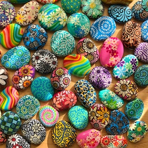 Grab Bags of Random, Pretty Stones · Fun, Hand-painted Rocks · Let Me ...