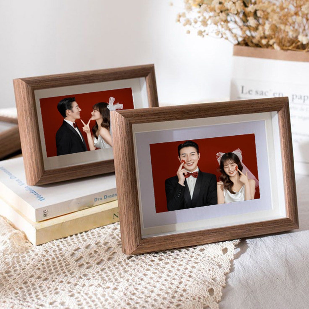 Wood Photo Frame 4X10 Photo Frame Picture Home Decor Desk - Etsy