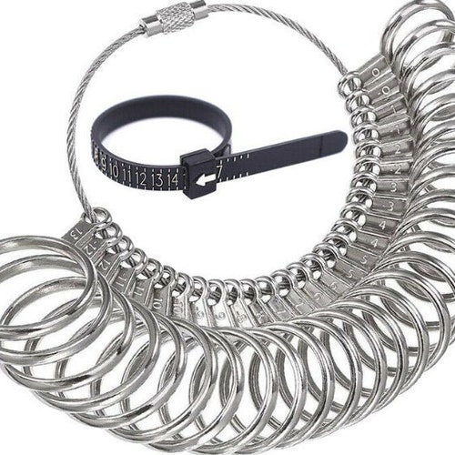 11 in 1 Ring Sizer Set Ring Sizer Mandrel Measuring Tool - Etsy