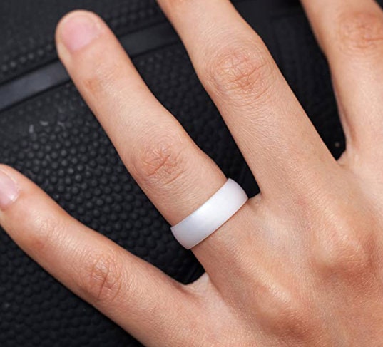 Silicone Ring 3 Pack Ultra Thin Profile Wedding Bands - Etsy