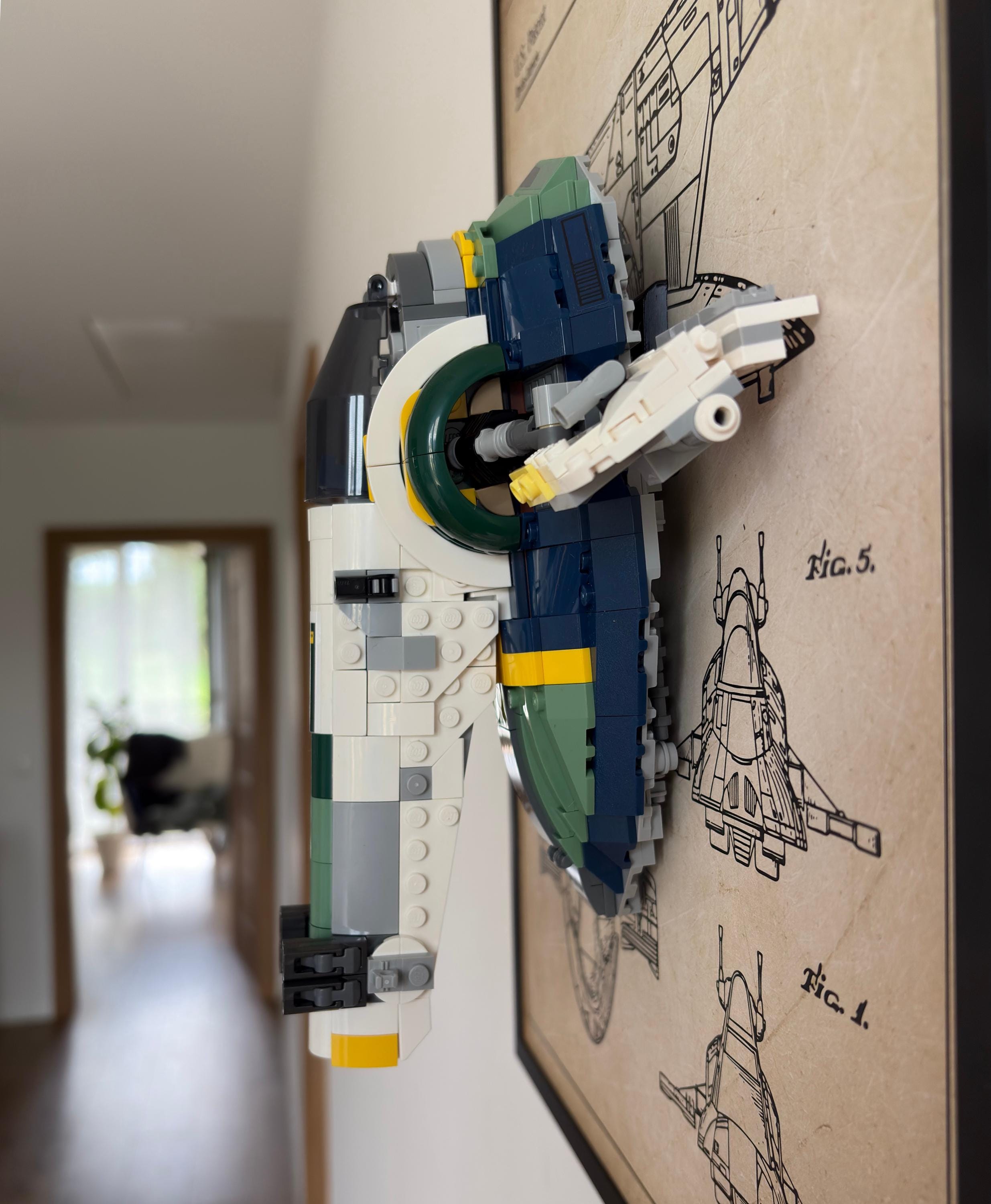 Display Frame for Jango Fett's Starship 75433 Lego Star Wars ...