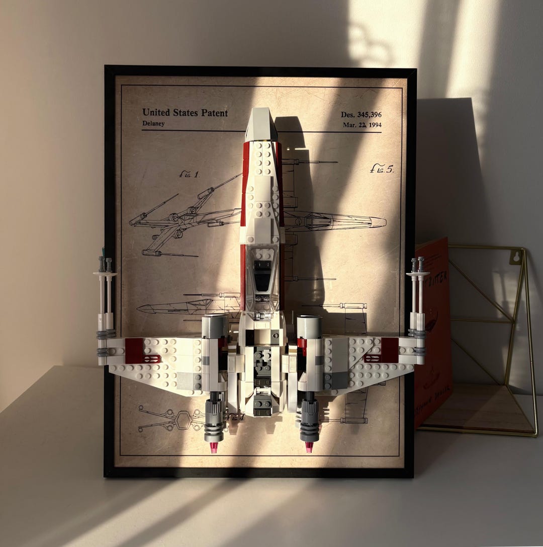 Display Frame for X-wing 75393/75301- Star Wars Wallmount - Etsy Australia
