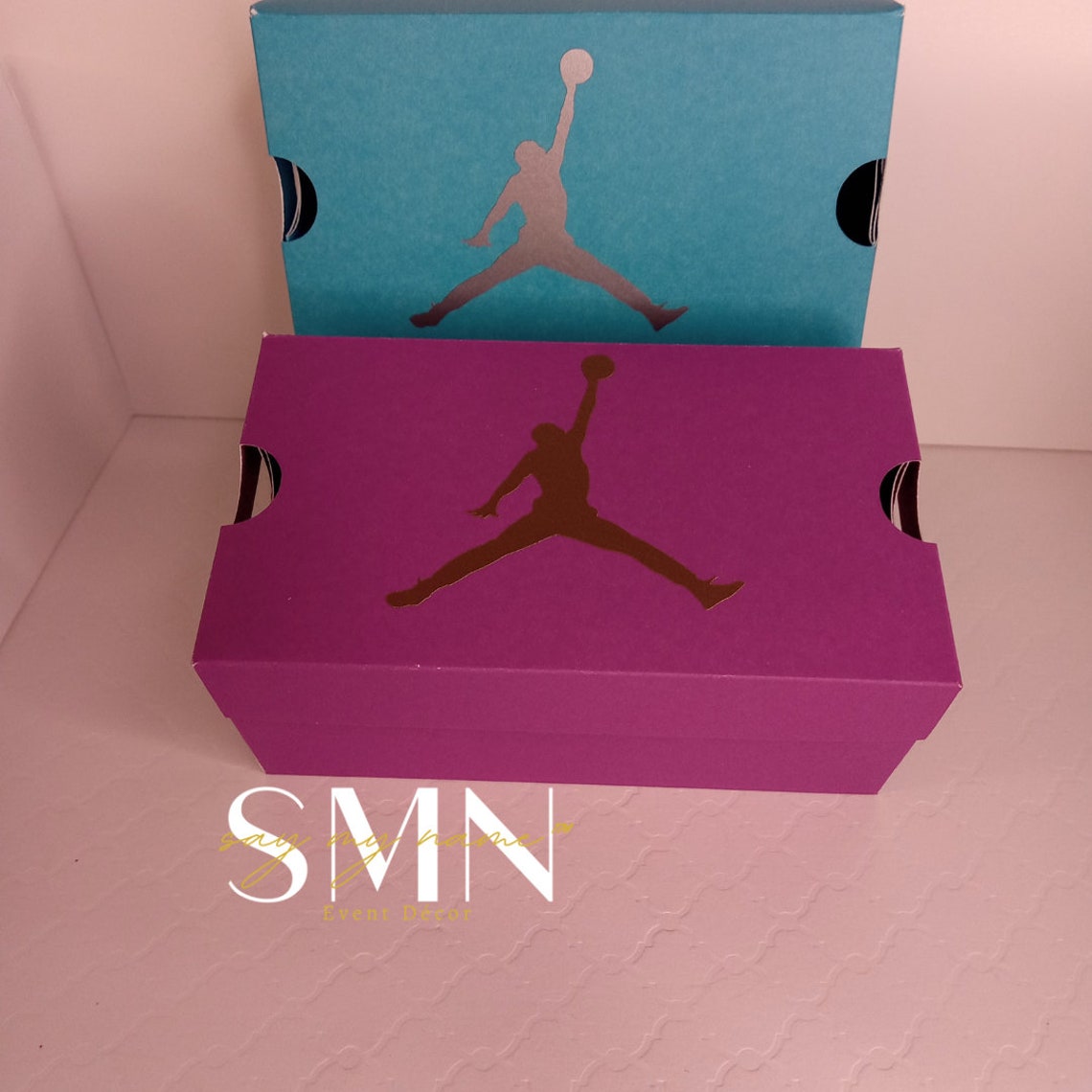 Logo Mini Shoe Box Party Favor Personalized Label Available - Etsy