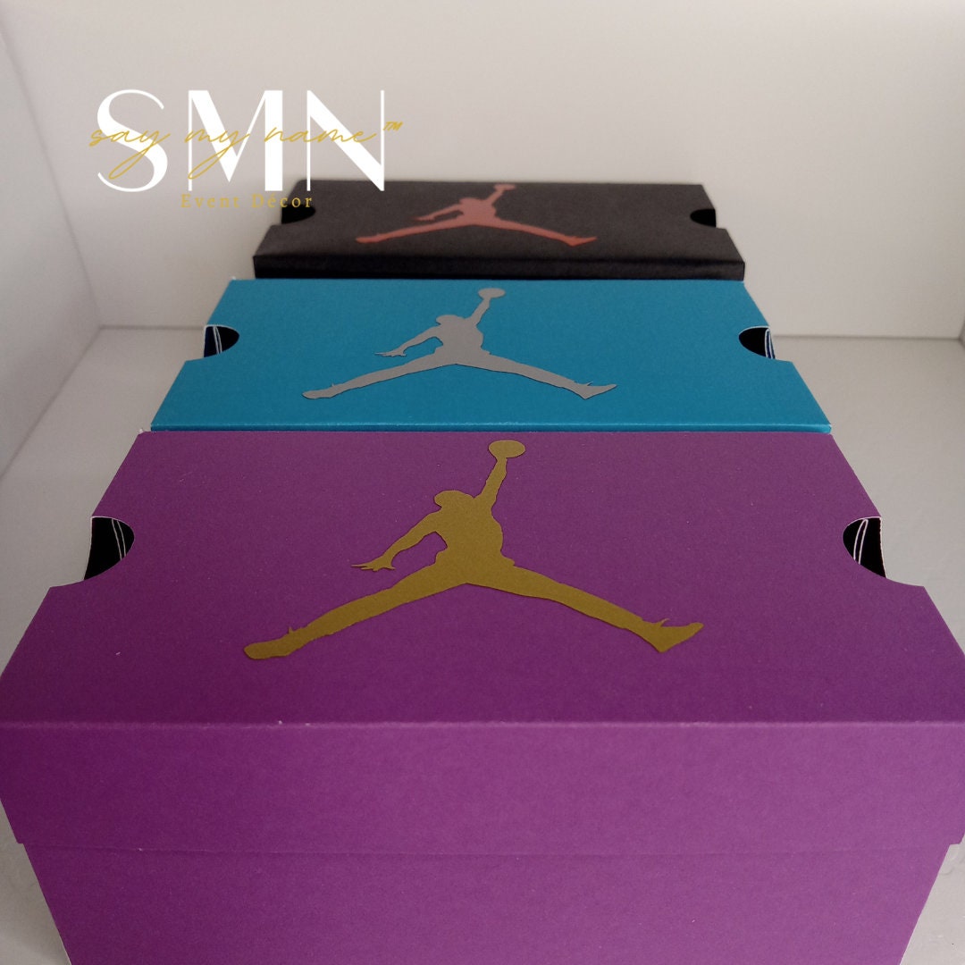 Logo Mini Shoe Box Party Favor Personalized Label Available - Etsy