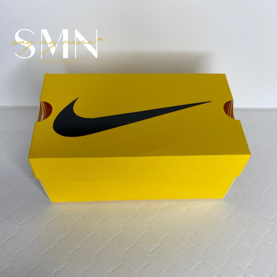 Logo Mini Shoe Box Party Favor Personalized Label Available additional ...