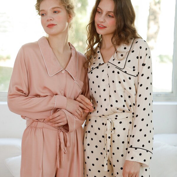 Polka Dot Pajamas - Etsy