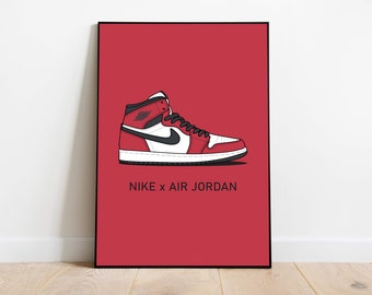 Set of 3 Sneaker Poster-hypebeast Wall Art-digital Sneaker Print ...