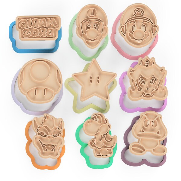 Mario Cookie Cutter - Etsy