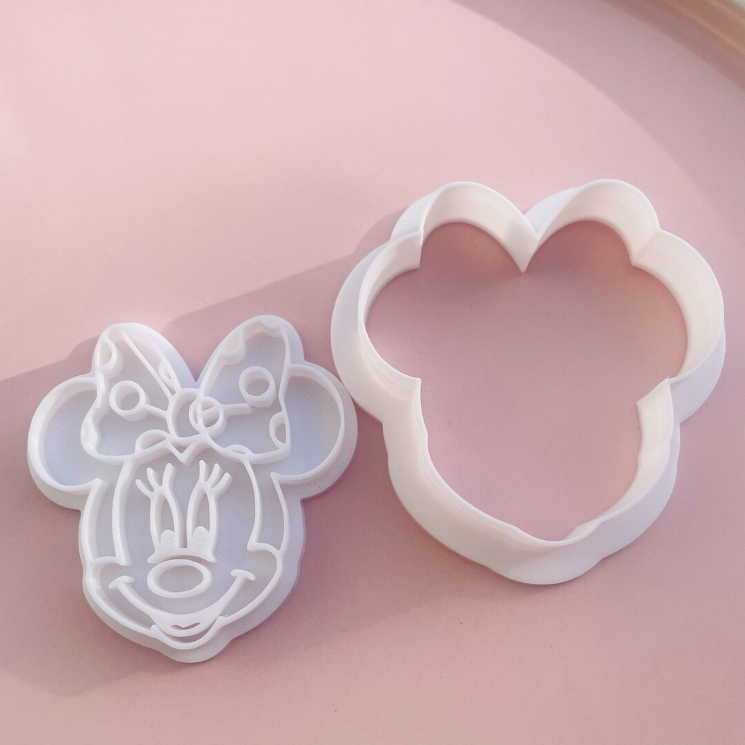 Mickey and Minnie Mouse Cookie Cutters Biscuit Fondant Cutter - Etsy