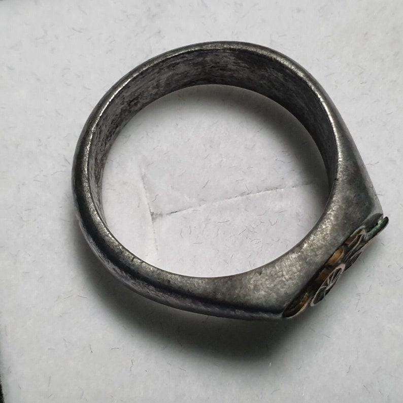 Rare Great War Aluminium Trench Art Ring Featuring Brass - Etsy