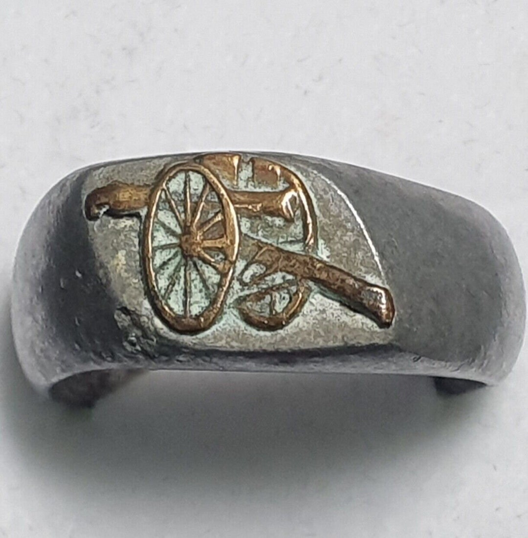 Rare Great War Aluminium Trench Art Ring Featuring Brass - Etsy