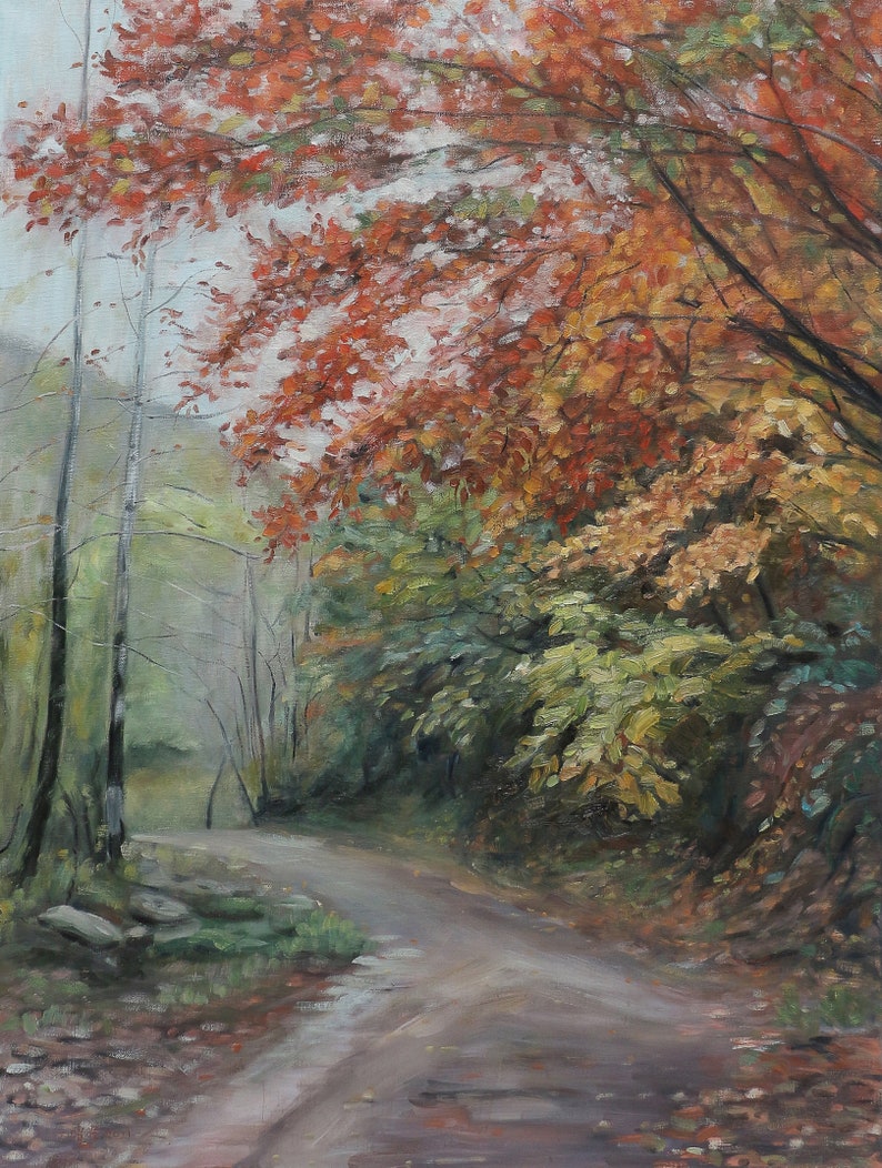 Impressionism Realistic Art - Colorful Landscape Painting - Beautiful ...