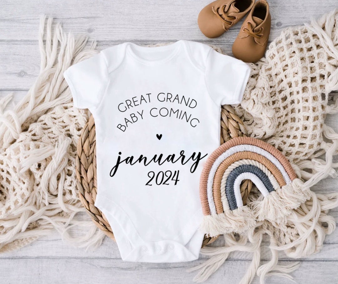 Great Grand Baby Coming Pregnancy Announcement Great - Etsy