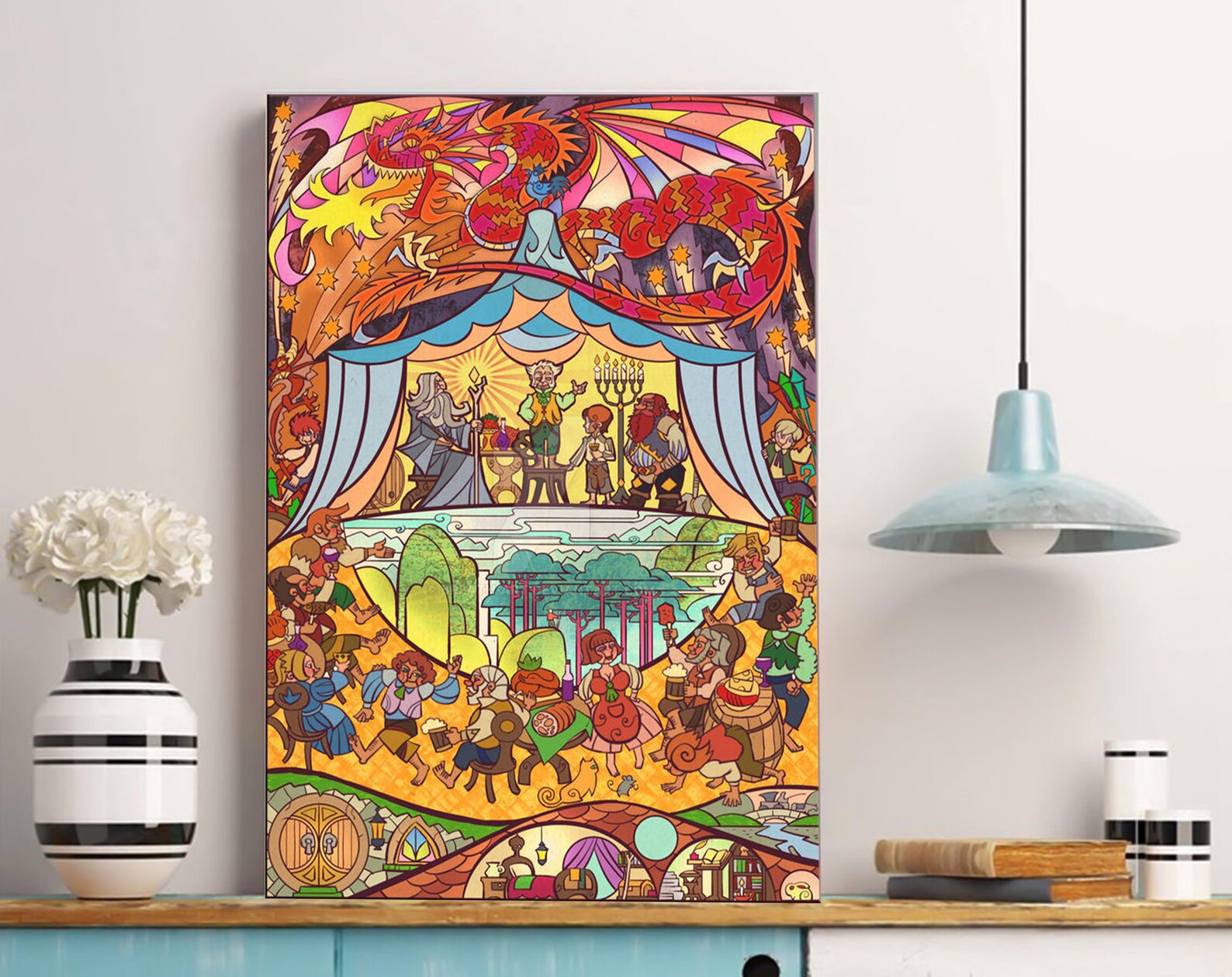 Bilbo Baggins 111th Birthday Art Print Lord of the Ring | Etsy