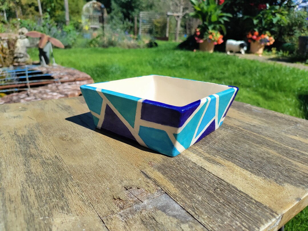 Sectioned Geometric Dish - Etsy