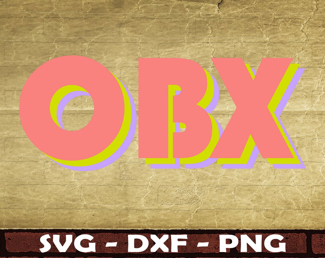 OBX svg dxf png Outer Banks svg dxf png 3D animation JJ | Etsy