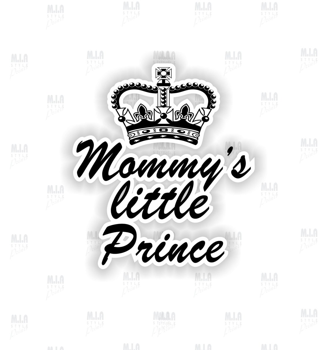 Mommys Little Prince SVG Prince Quote Svg Prince Pdf - Etsy