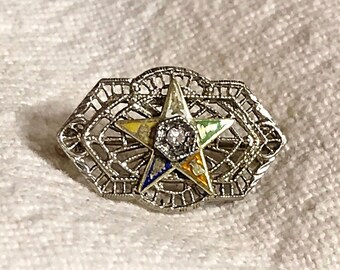Eastern Star Pin | Etsy