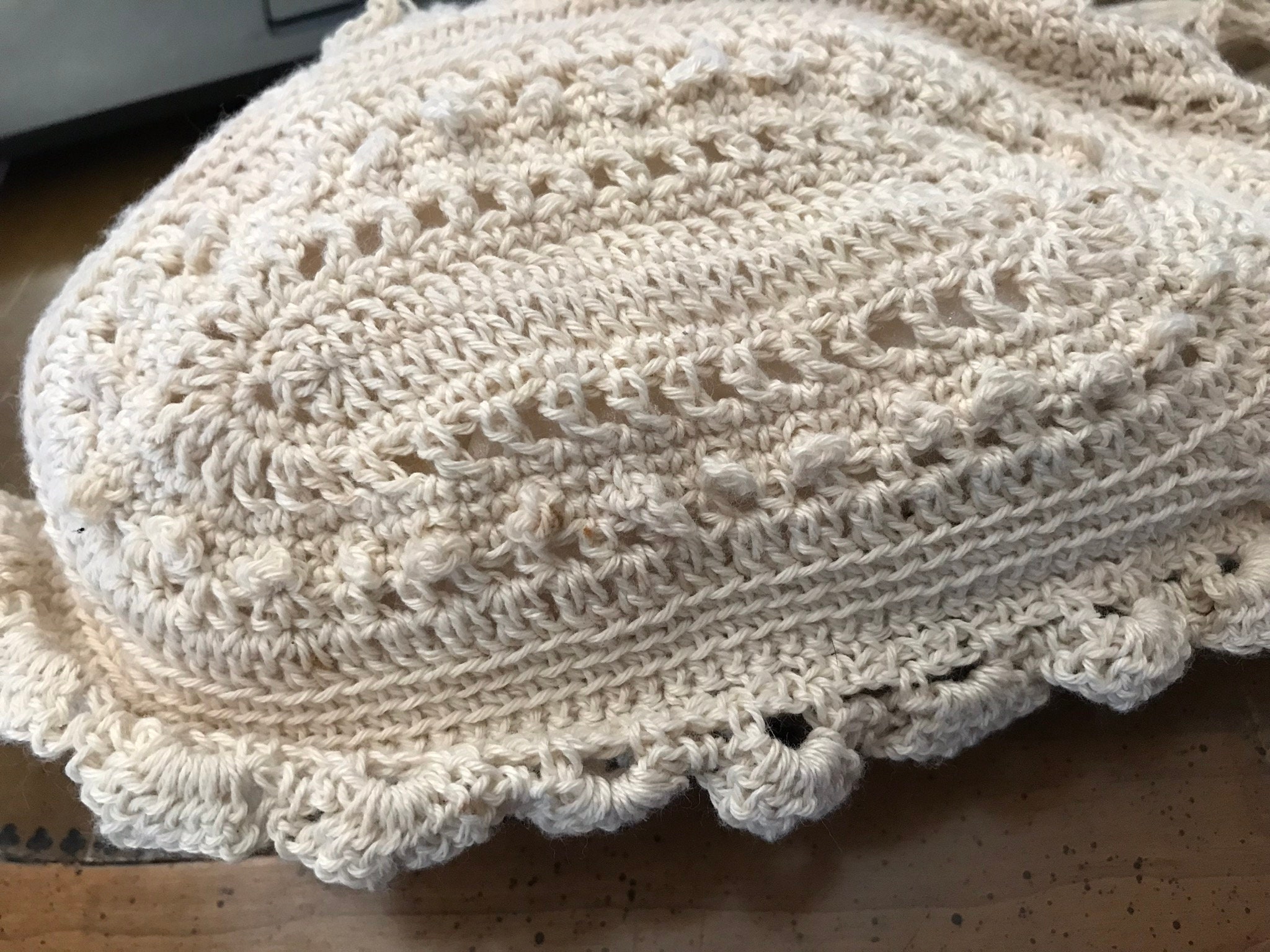 CROCHET RETICULE PURSE Vintage 1940s Ecru Ladies Purse - Etsy