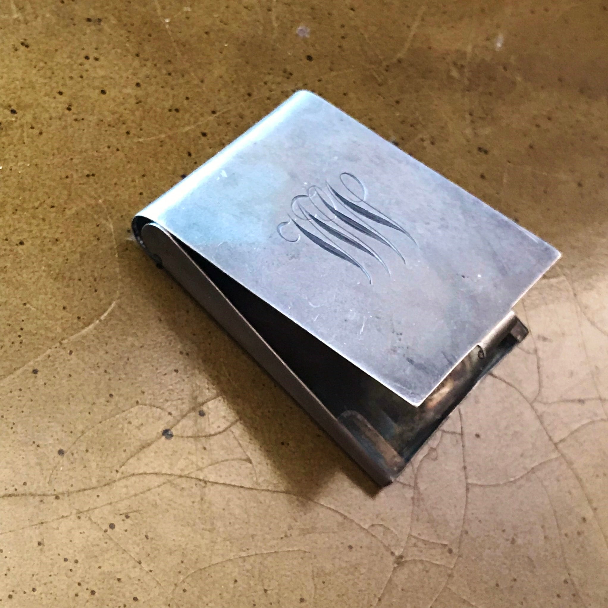 Sterling MATCHBOOK COVER A.R.T. Mfg. Co. New York Pat. Jan. - Etsy