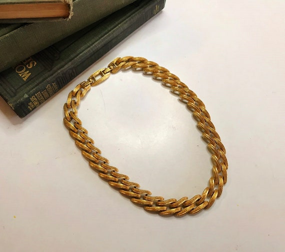 MONET THiCK GOLD CHAIN Necklace, 15" CHunKy Mob BOss … - Gem