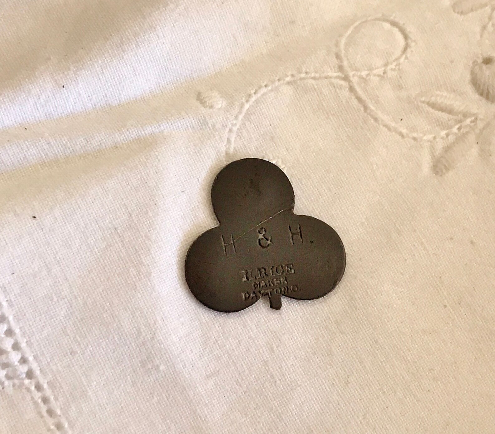 Antique SHAMROCK 5 Cent TOKEN H&H. H. Rice Maker Dayton - Etsy