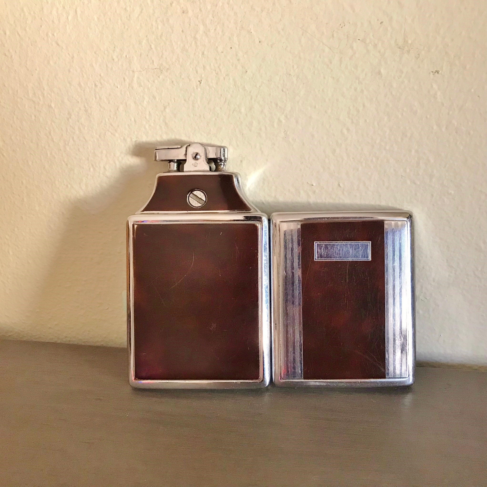 RONSON Cigarette CASE RONSON, Vintage Mastercase by Ronson, Silver ...