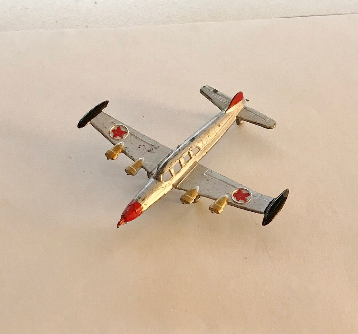 Miniature Bomber PLANE, Vintage Mini Military WWII Aircraft Airplane ...