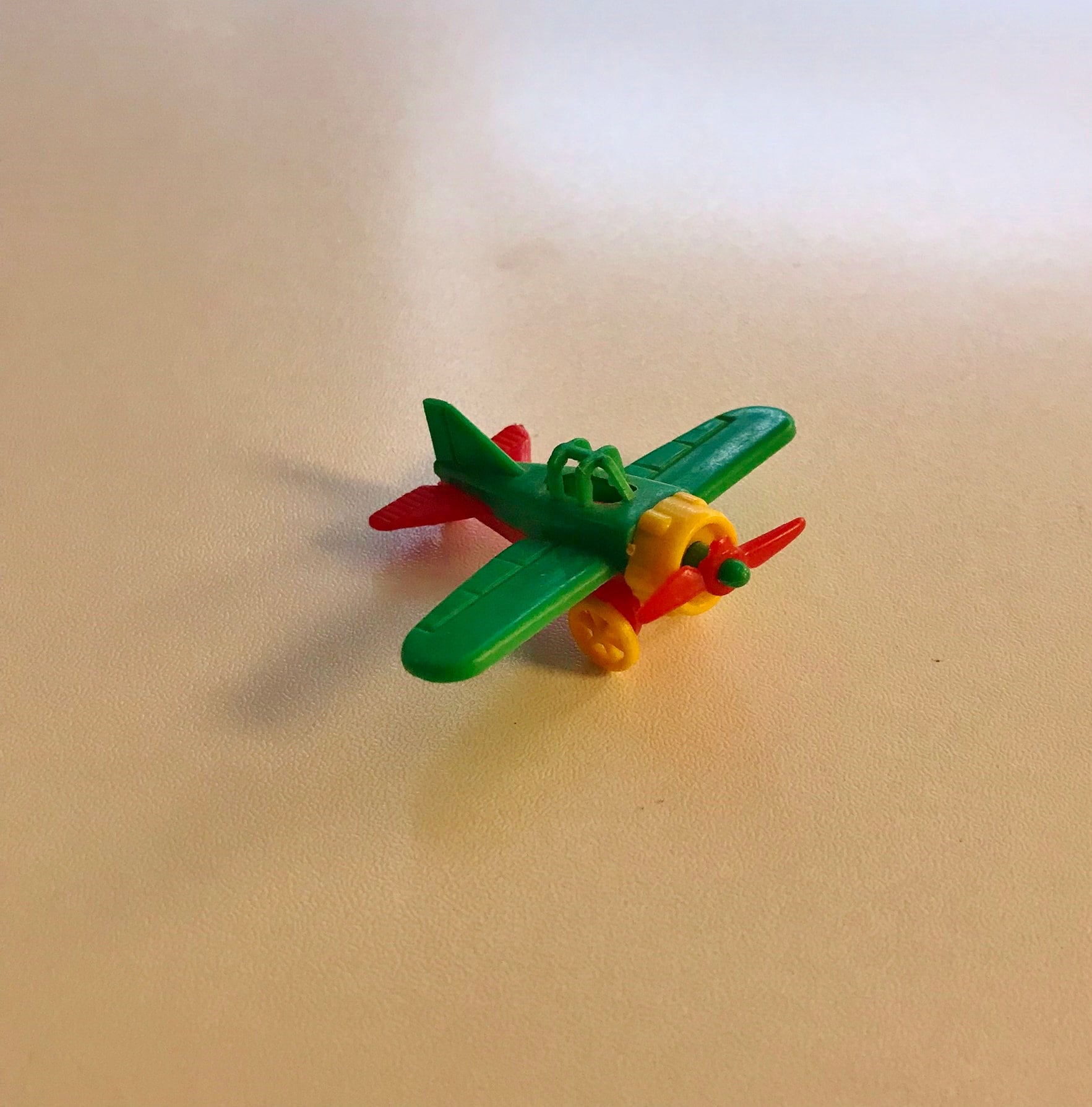 Miniature BRUDER CURTIS PLANE, Made in West Germany. Green, Yellow and ...