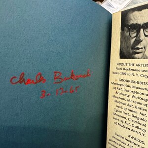 CRUCIFIX IN A DEATHHAND Book, Signed by Charles Bukowski, First Edition ...