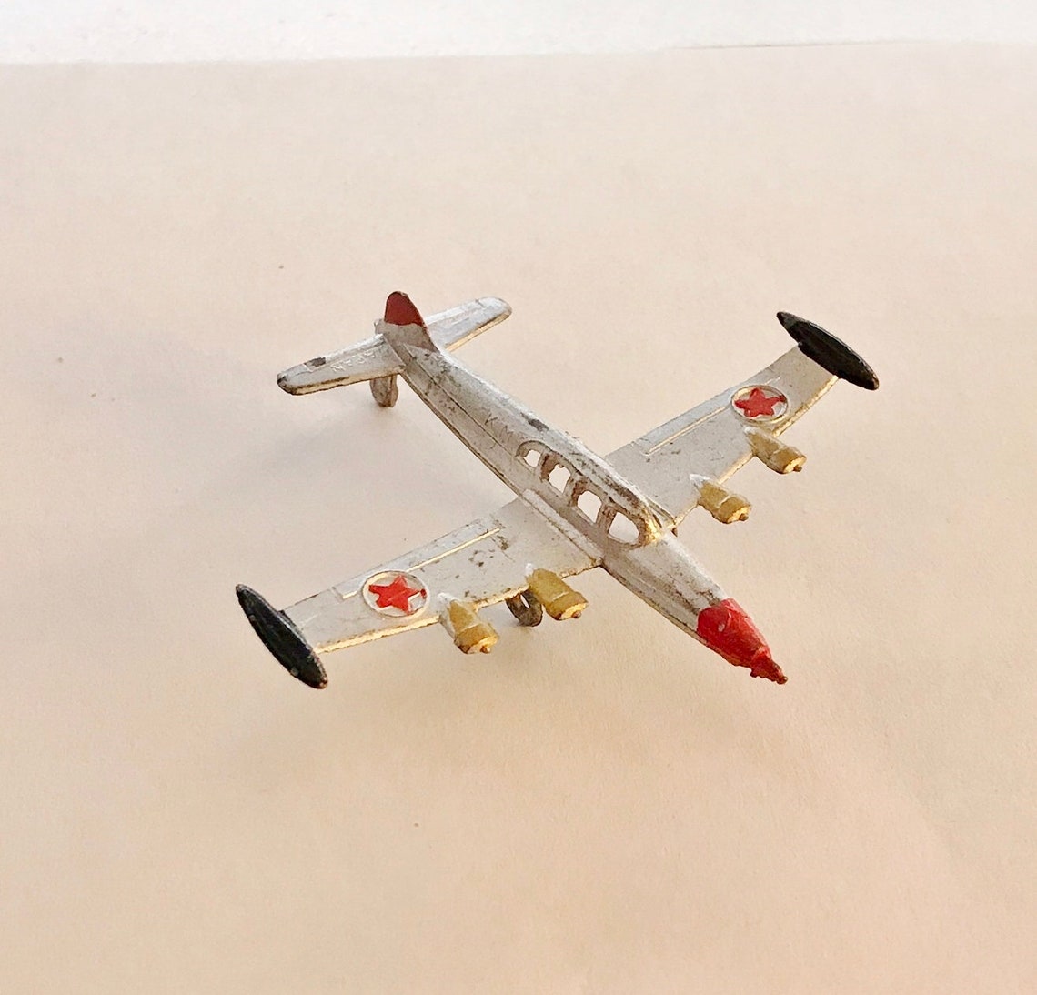 Miniature Bomber PLANE, Vintage Mini Military WWII Aircraft Airplane ...