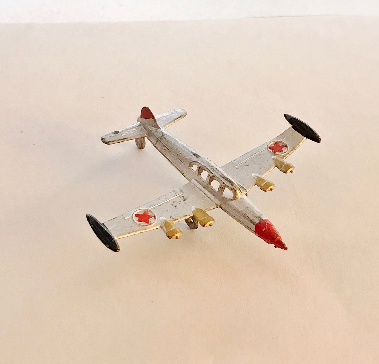 Miniature Bomber PLANE, Vintage Mini Military WWII Aircraft Airplane ...