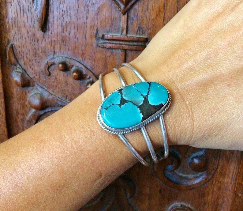 Sterling Turquoise ANNA BEGAY Bracelet, Native American Indian Jewelry ...