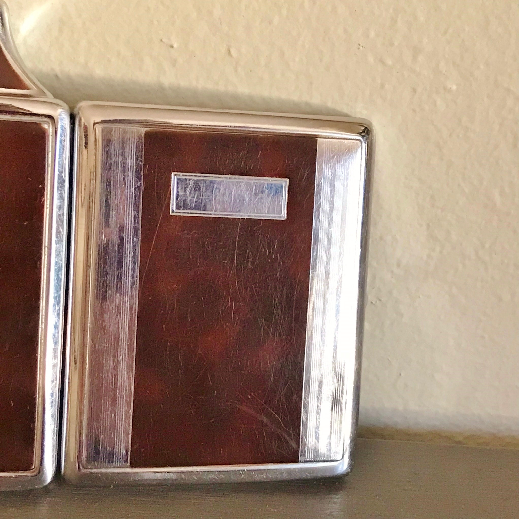 RONSON Cigarette CASE RONSON, Vintage Mastercase by Ronson, Silver ...