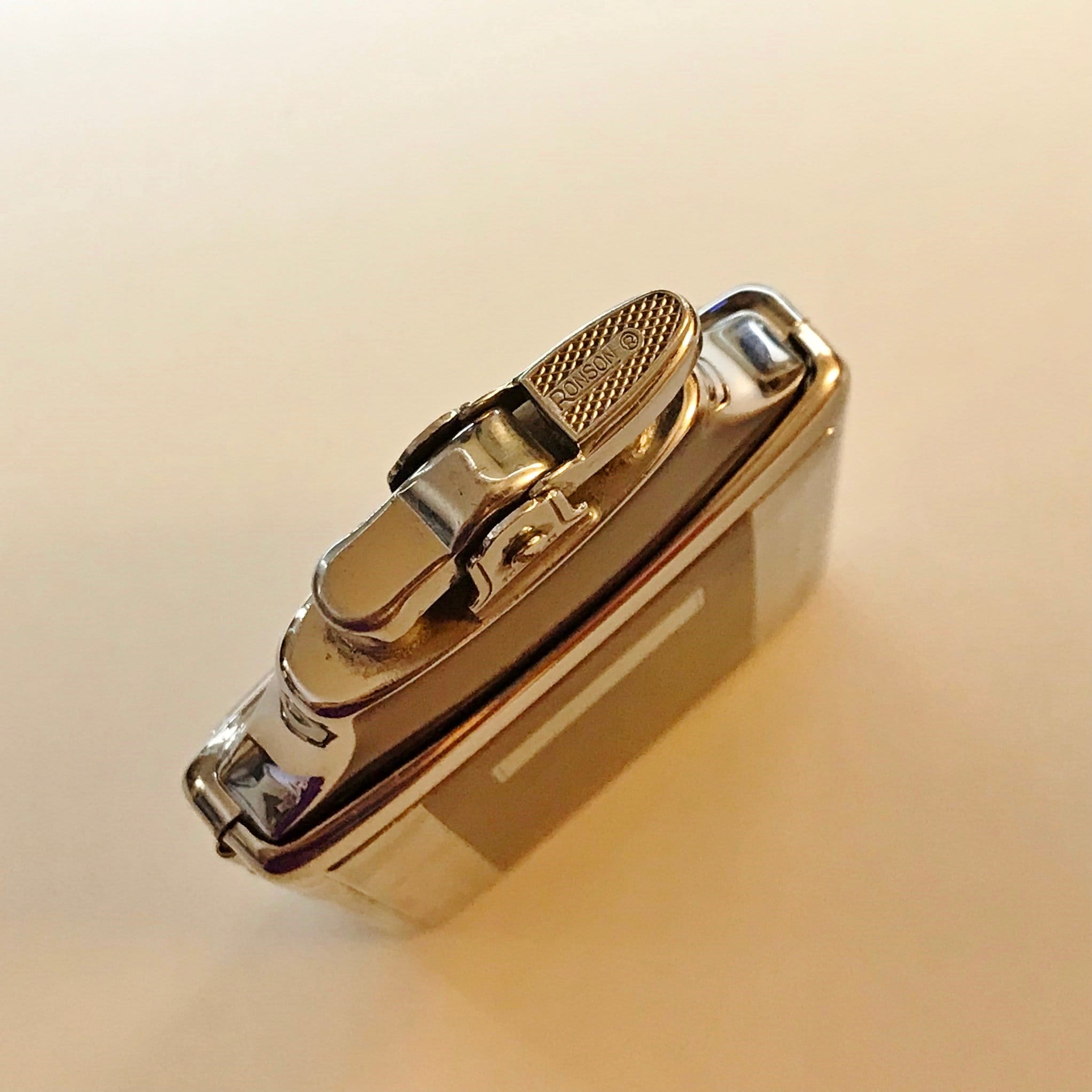 RONSON Cigarette CASE RONSON, Vintage Mastercase by Ronson, Silver ...