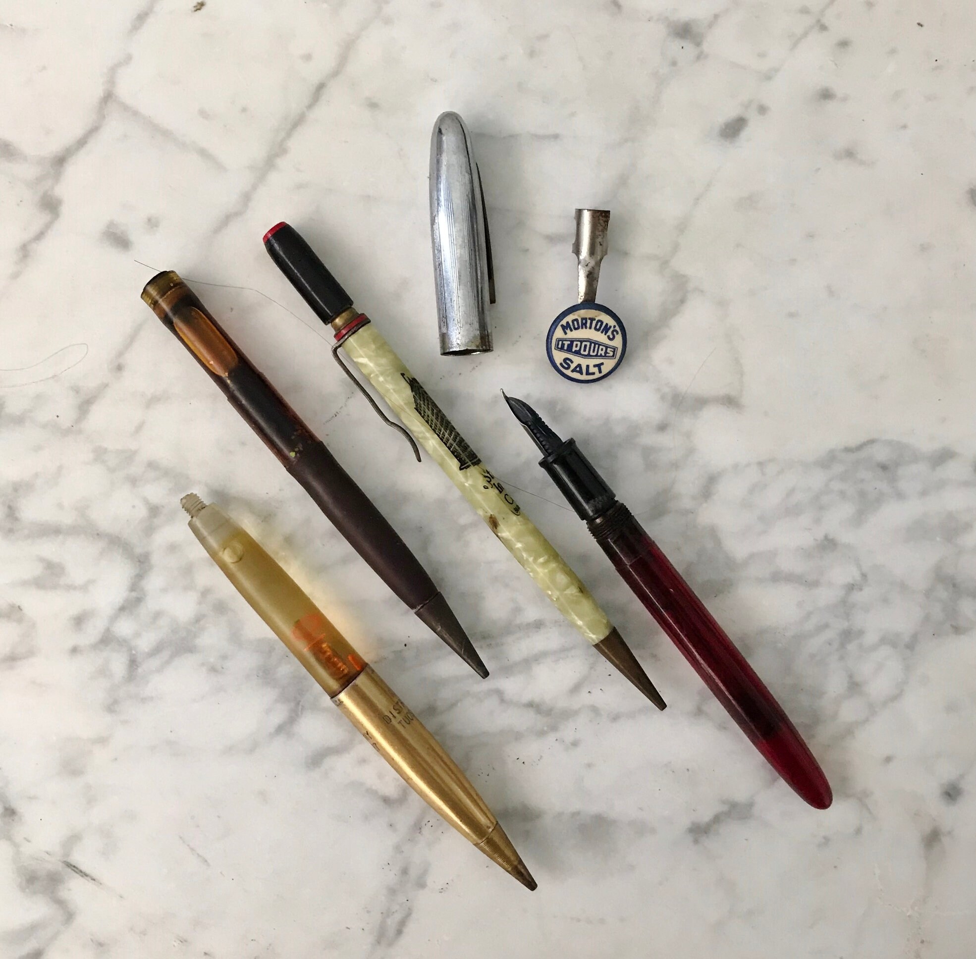 STATE FARM MECHANICAL Pencil, Vintage Floaty Bottle Game Mechanical Pen ...