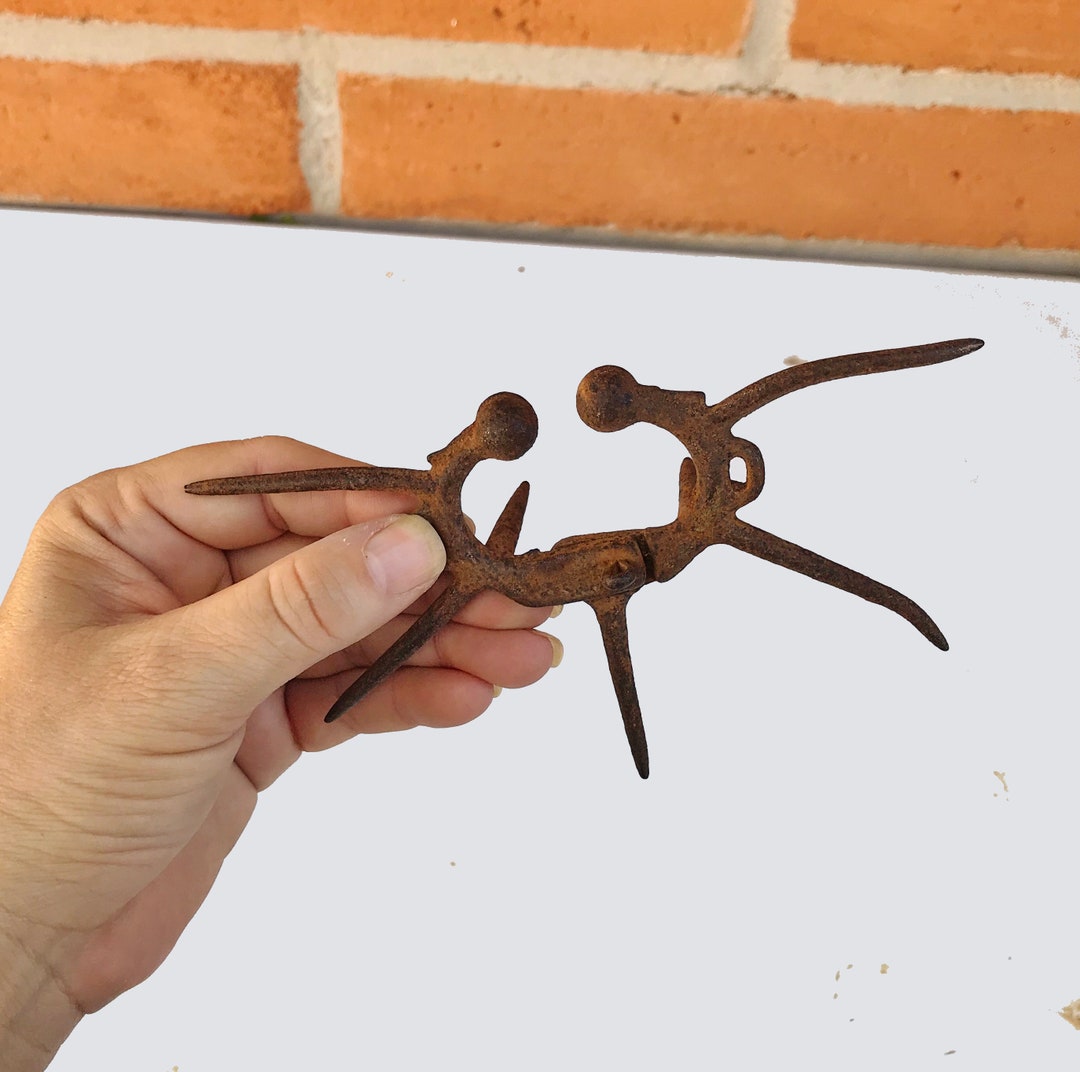 So Like...ouch!!! Antique CALF WEANER, Cast Iron Farm Tool, Farm ...